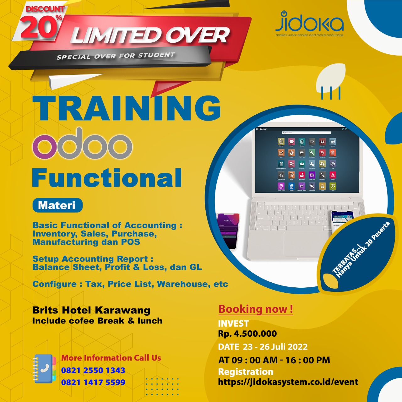 odoo training class | functional & technical